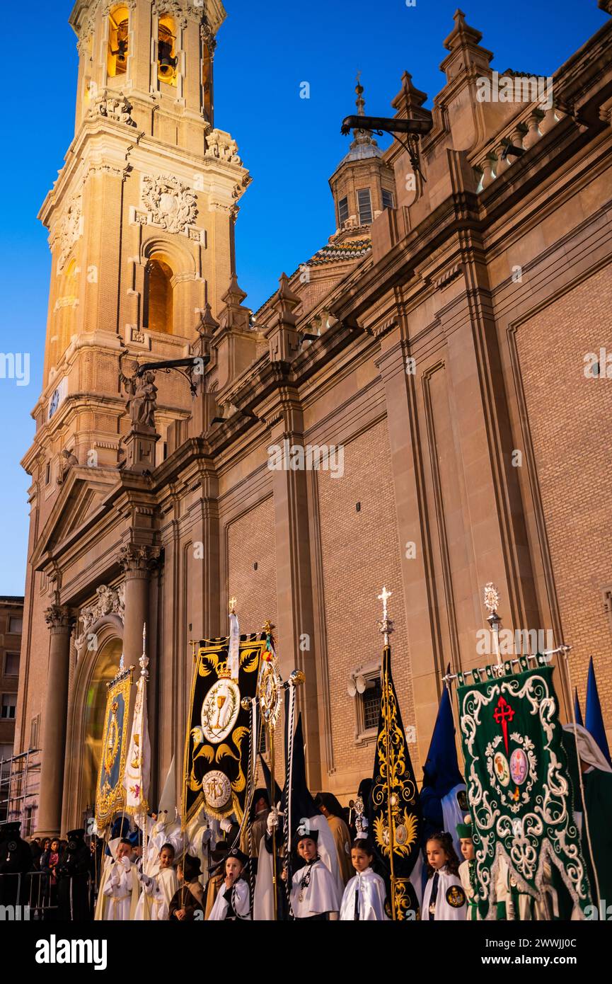 Holy Week Proclamation Procession that symbolizes the beginning of nine ...