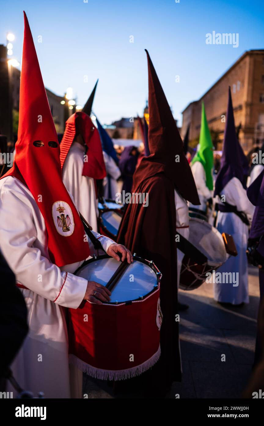 Holy Week Proclamation Procession that symbolizes the beginning of nine ...