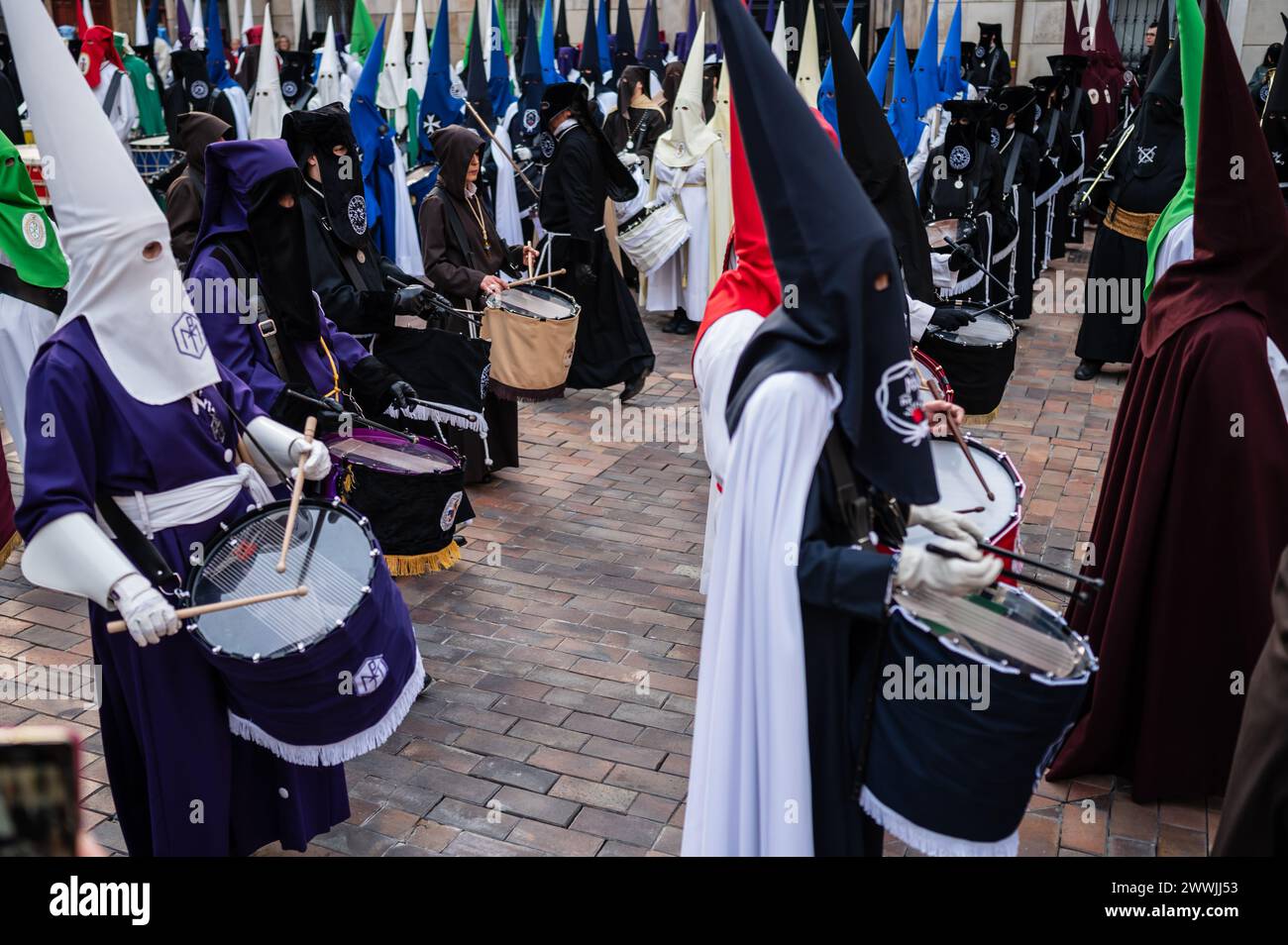 Holy Week Proclamation Procession that symbolizes the beginning of nine ...