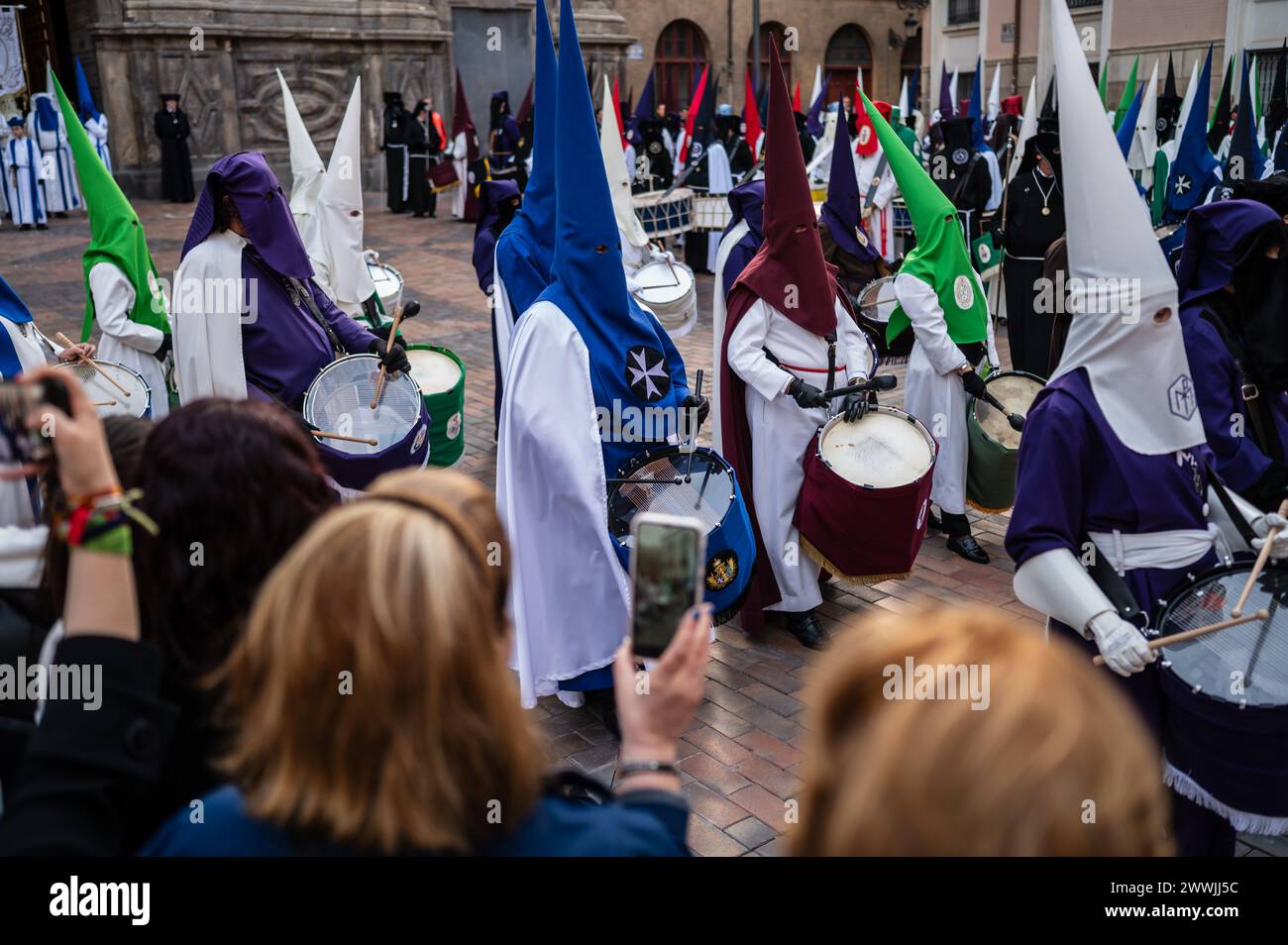 Holy Week Proclamation Procession that symbolizes the beginning of nine ...