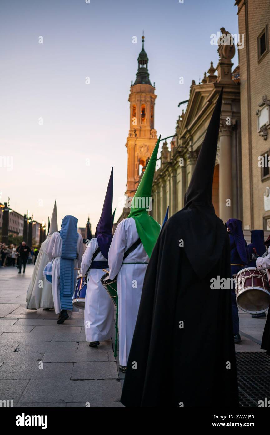 Holy Week Proclamation Procession that symbolizes the beginning of nine ...