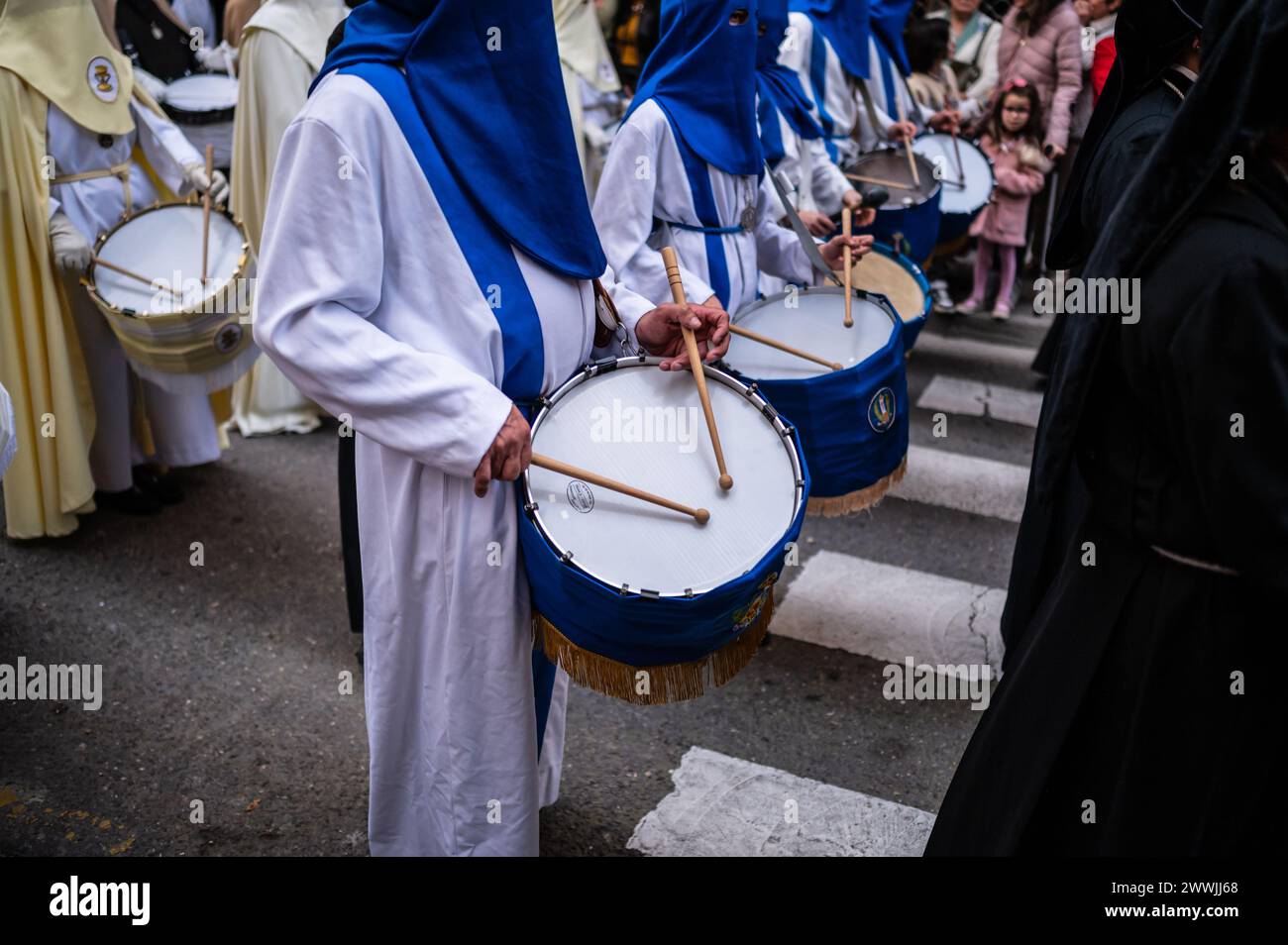 Holy Week Proclamation Procession that symbolizes the beginning of nine ...