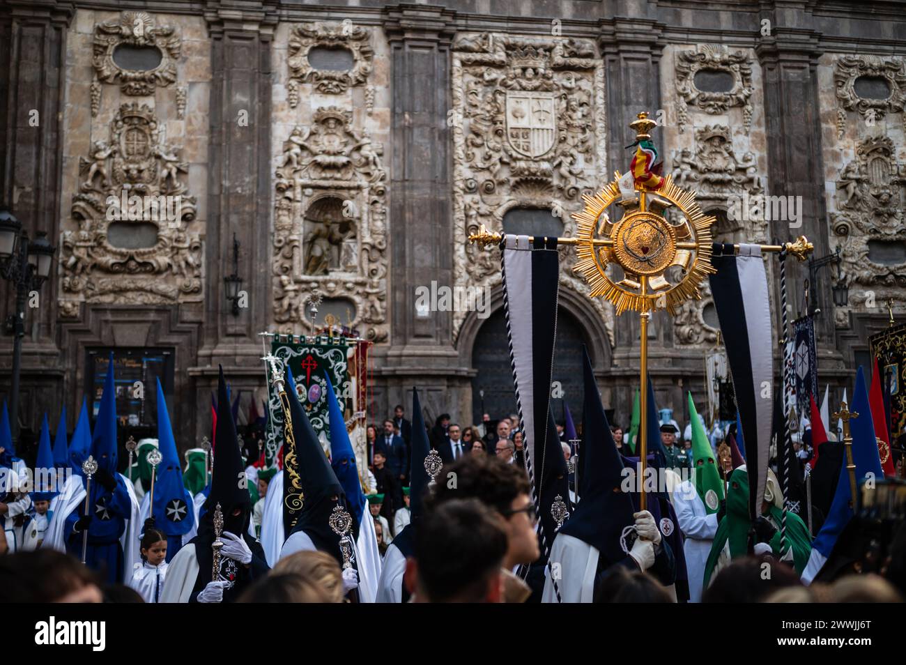 Holy Week Proclamation Procession that symbolizes the beginning of nine ...
