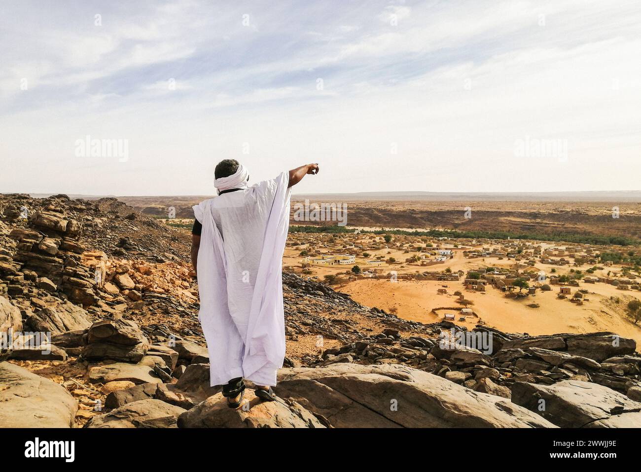 Mauritania, M'Hareth oasi, landscape Stock Photo - Alamy