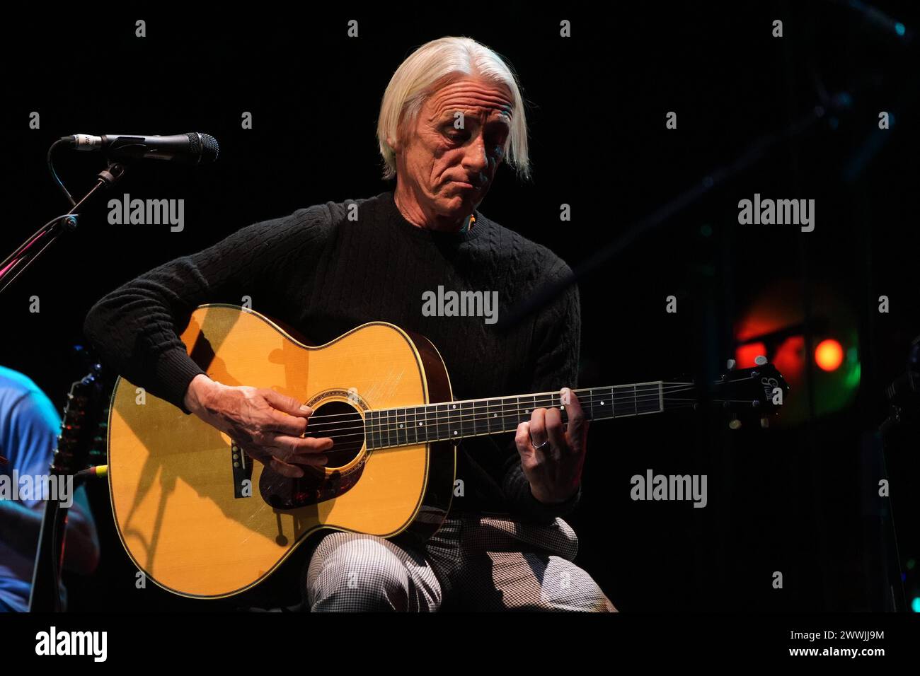 Paul Weller, on stage during 'Ovation' a celebration of 24 Years of ...