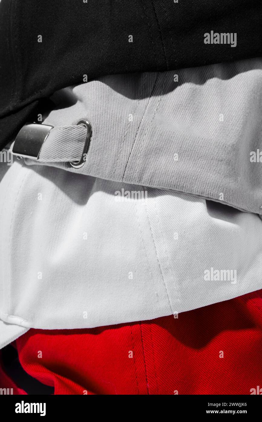 Red and grey baseball cap hi-res stock photography and images - Alamy