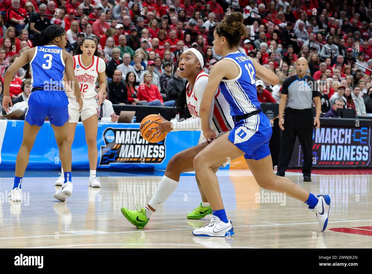 Columbus, Ohio, USA. 24th Mar, 2024. Ohio State Buckeyes forward Cotie ...