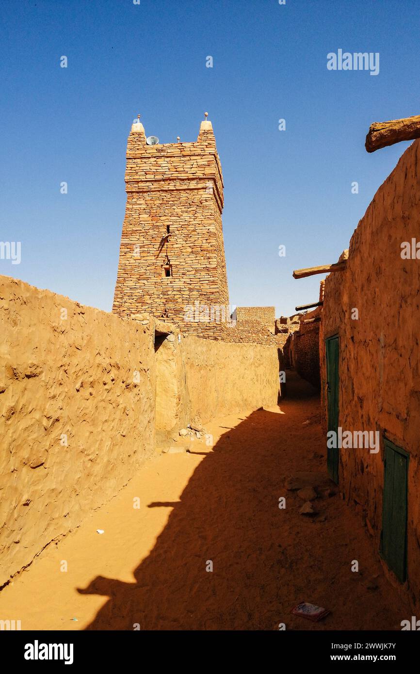 Mauritania, Chinguetti, local mosque Stock Photo - Alamy