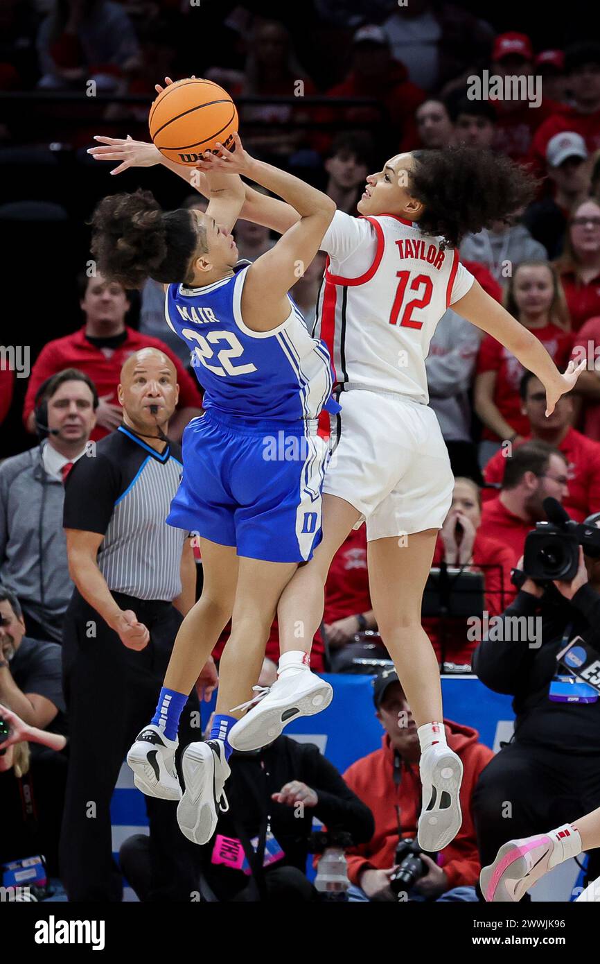 Columbus, Ohio, USA. 24th Mar, 2024. Ohio State Buckeyes guard Celeste ...