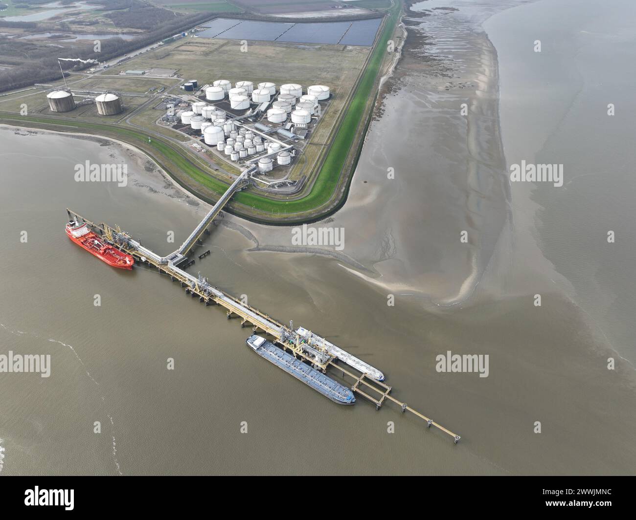 Tank terminal of Terneuzen, Bulk energy and chemical products are ...
