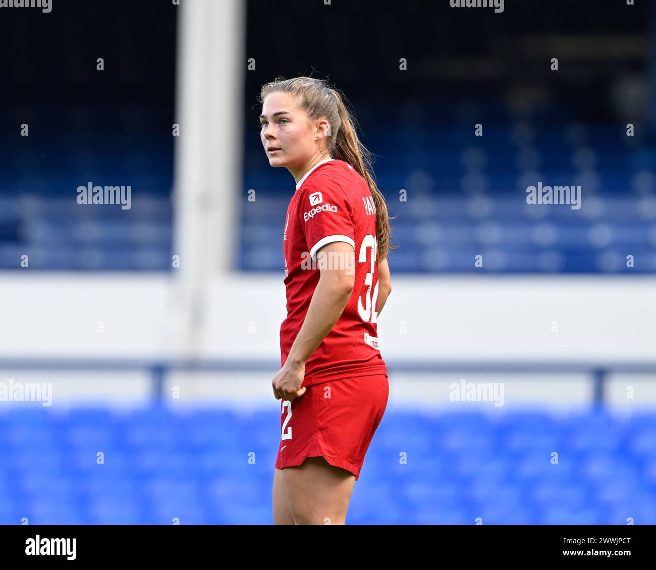 Lucy Parry of Liverpool Women, during The FA Women's Super League match ...