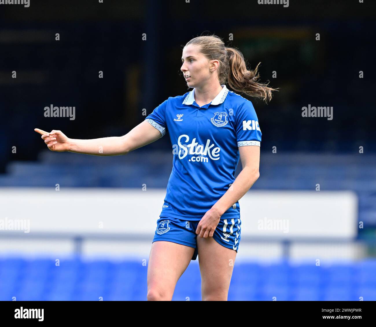 Liverpool, UK. 24th Mar, 2024. Emma Bissell of Everton Women, during ...