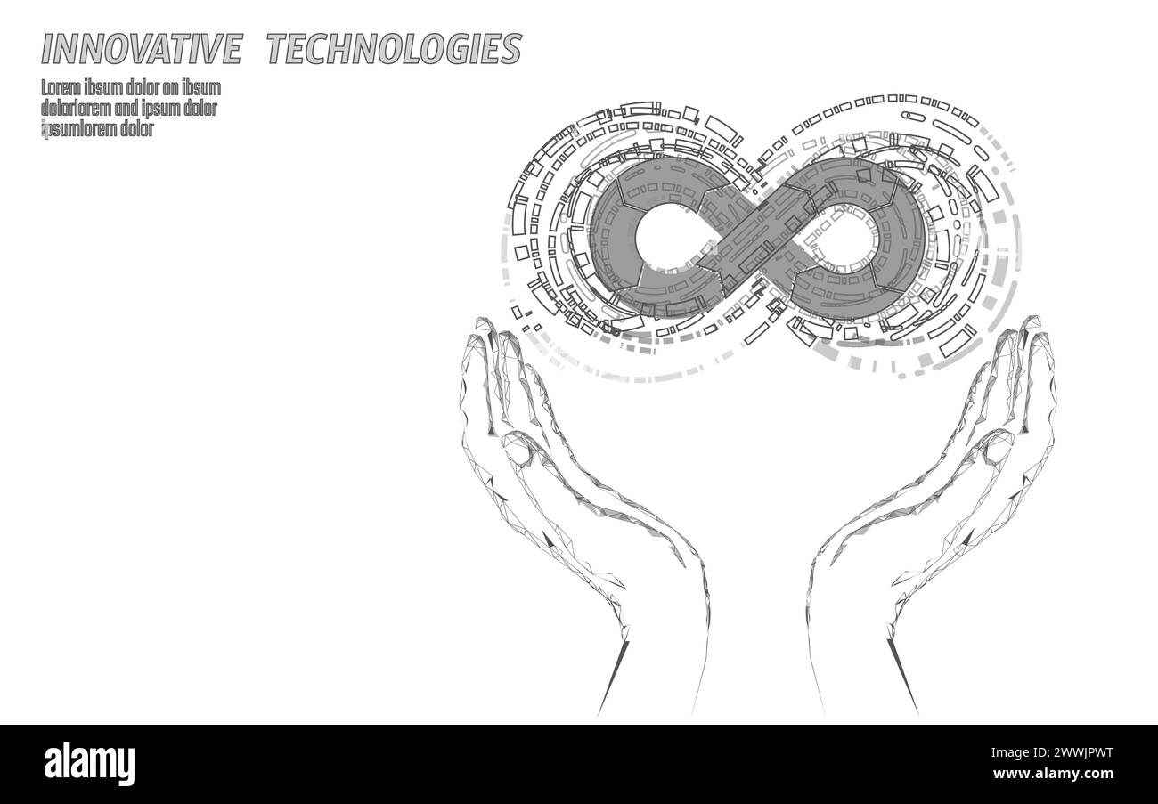 Devops software development operations infinity symbol. Programmer ...