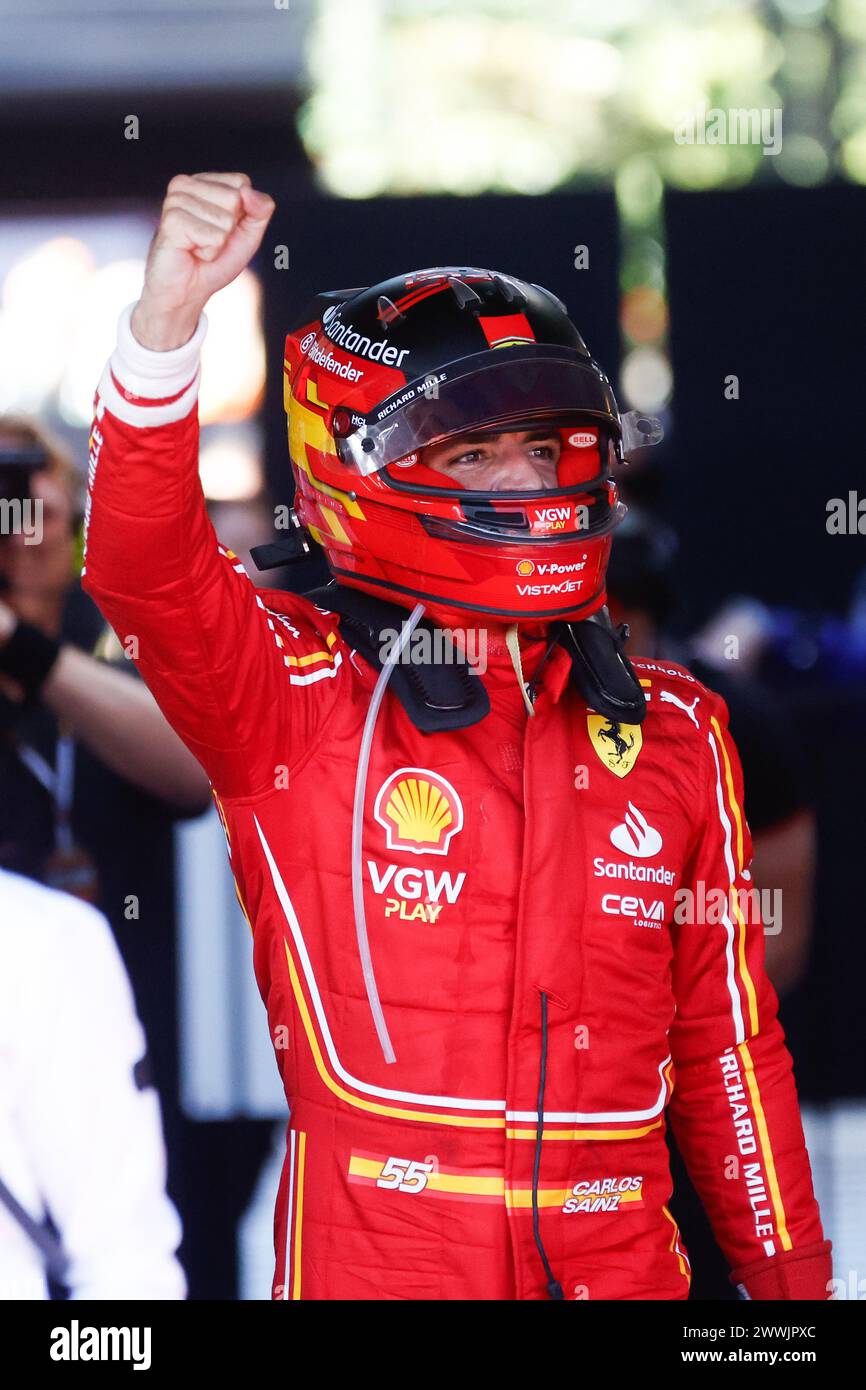 Carlos sainz melbourne 2024 hi-res stock photography and images - Alamy