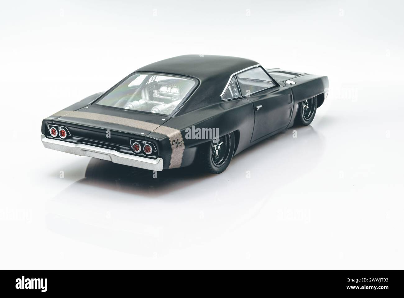 Fast&Furious Dodge Charger Hellacious 1:43 model car, rear view, white ...