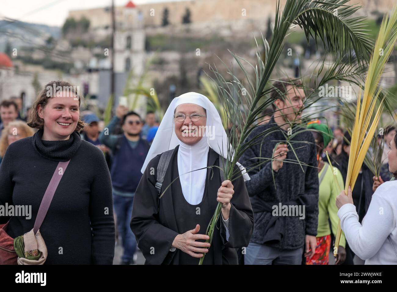 Catholic palm sunday procession hi-res stock photography and images - Alamy