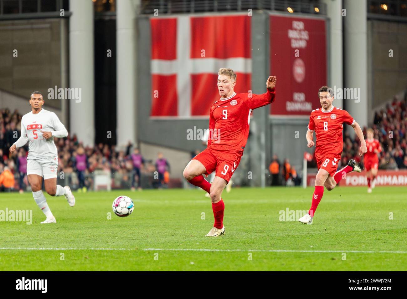Denmark national team hojlund hi-res stock photography and images - Alamy