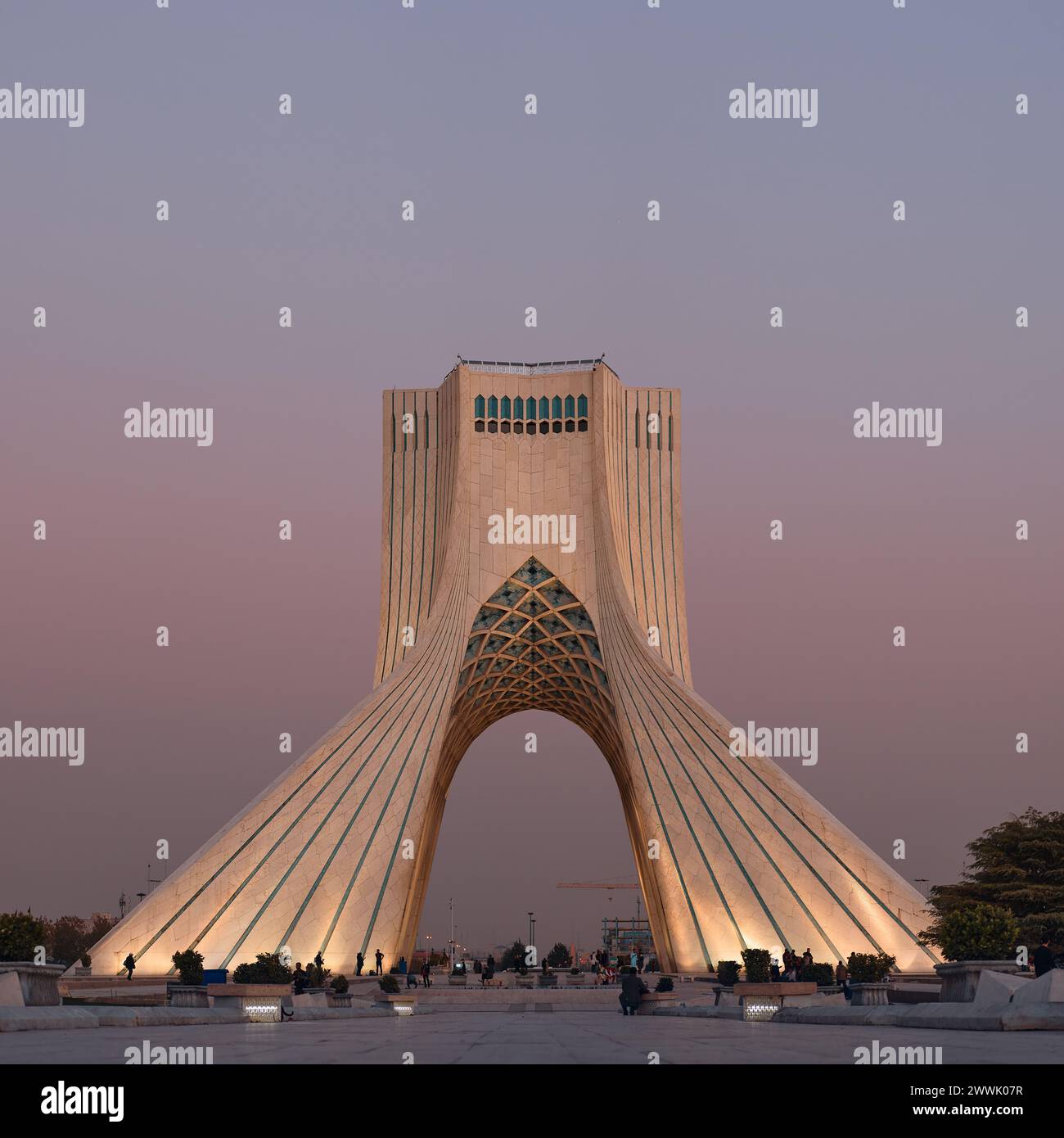 The Azadi Tower is a symbol of freedom in Iran, the main symbol of Iran ...