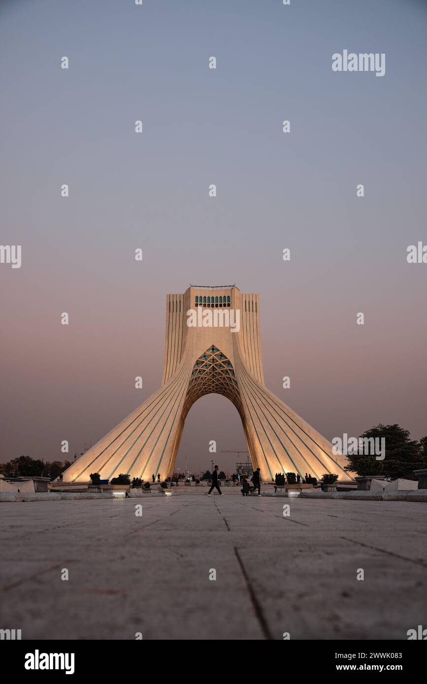 The Azadi Tower is a symbol of freedom in Iran, the main symbol of Iran ...