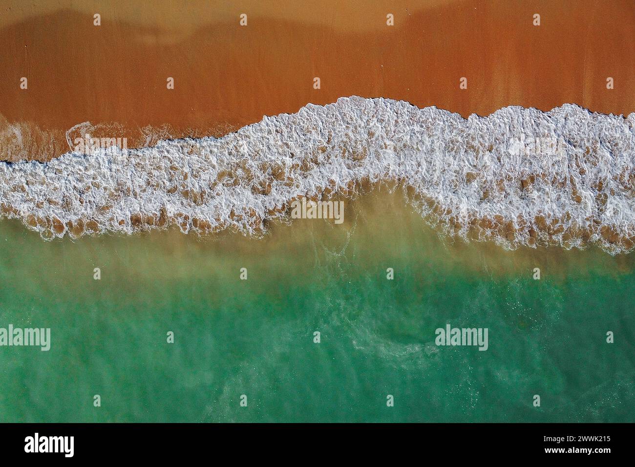 Aerial drone video sunset beach hi-res stock photography and images - Alamy
