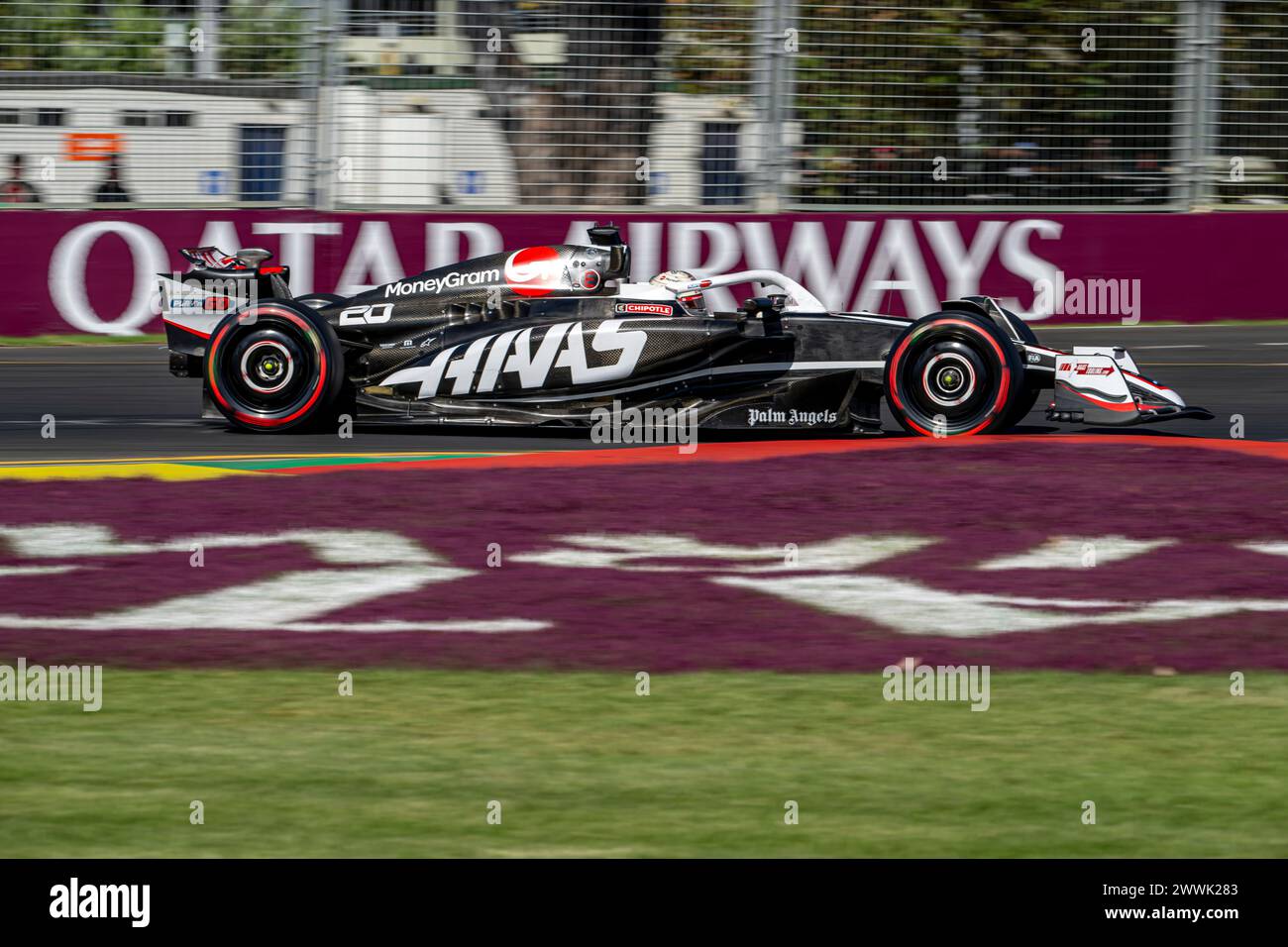 Melbourne, Australia, March 23, Kevin Magnussen, from Denmark competes ...