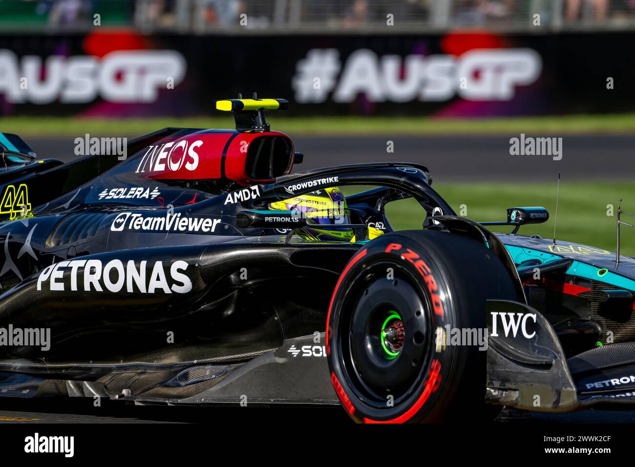 Melbourne, Australia, March 23, Lewis Hamilton, from the United Kingdom ...