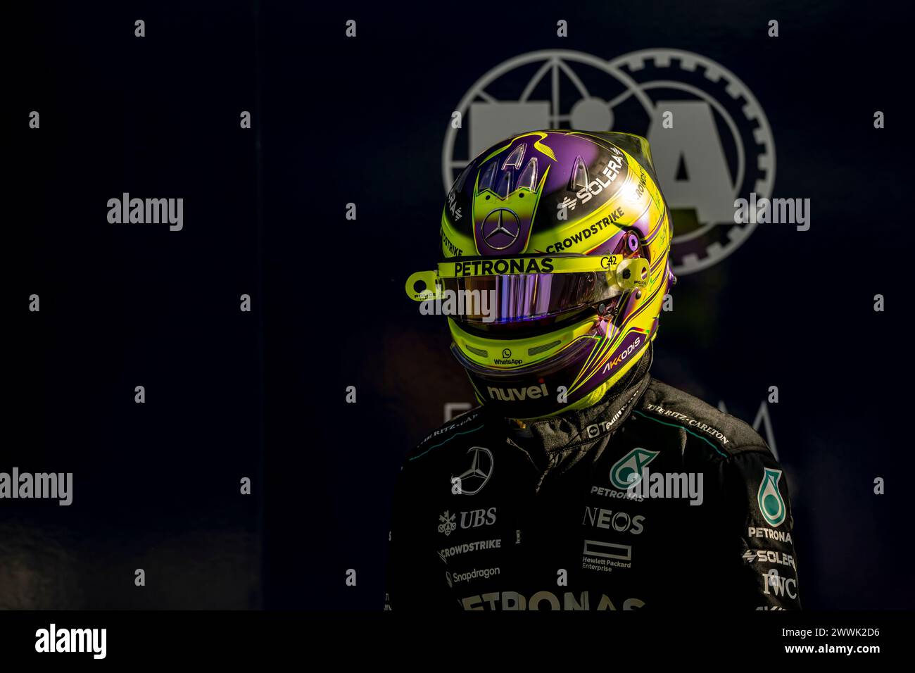 Lewis hamilton melbourne 2024 hi-res stock photography and images - Alamy