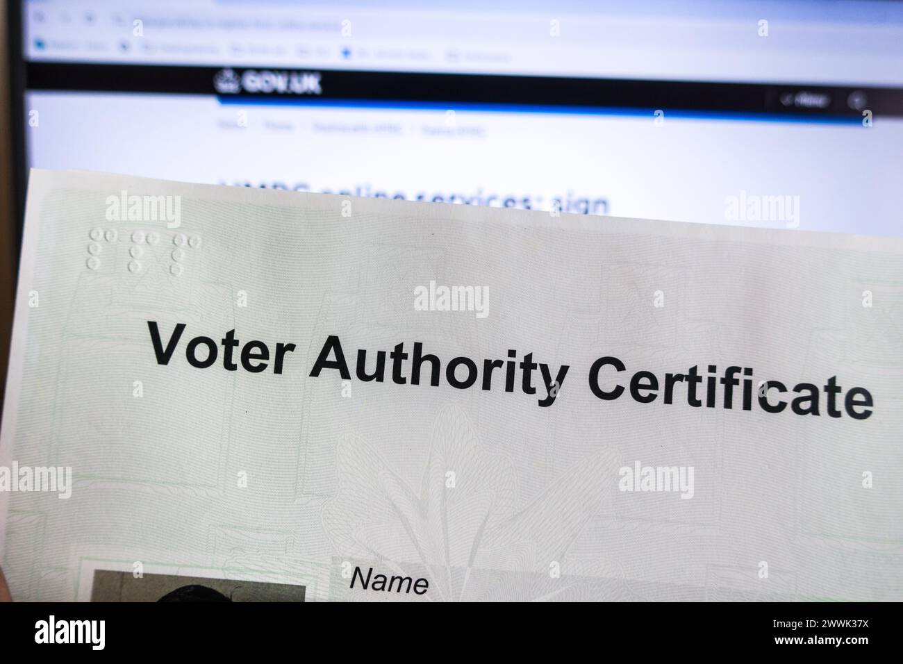Voter id card hi-res stock photography and images - Alamy
