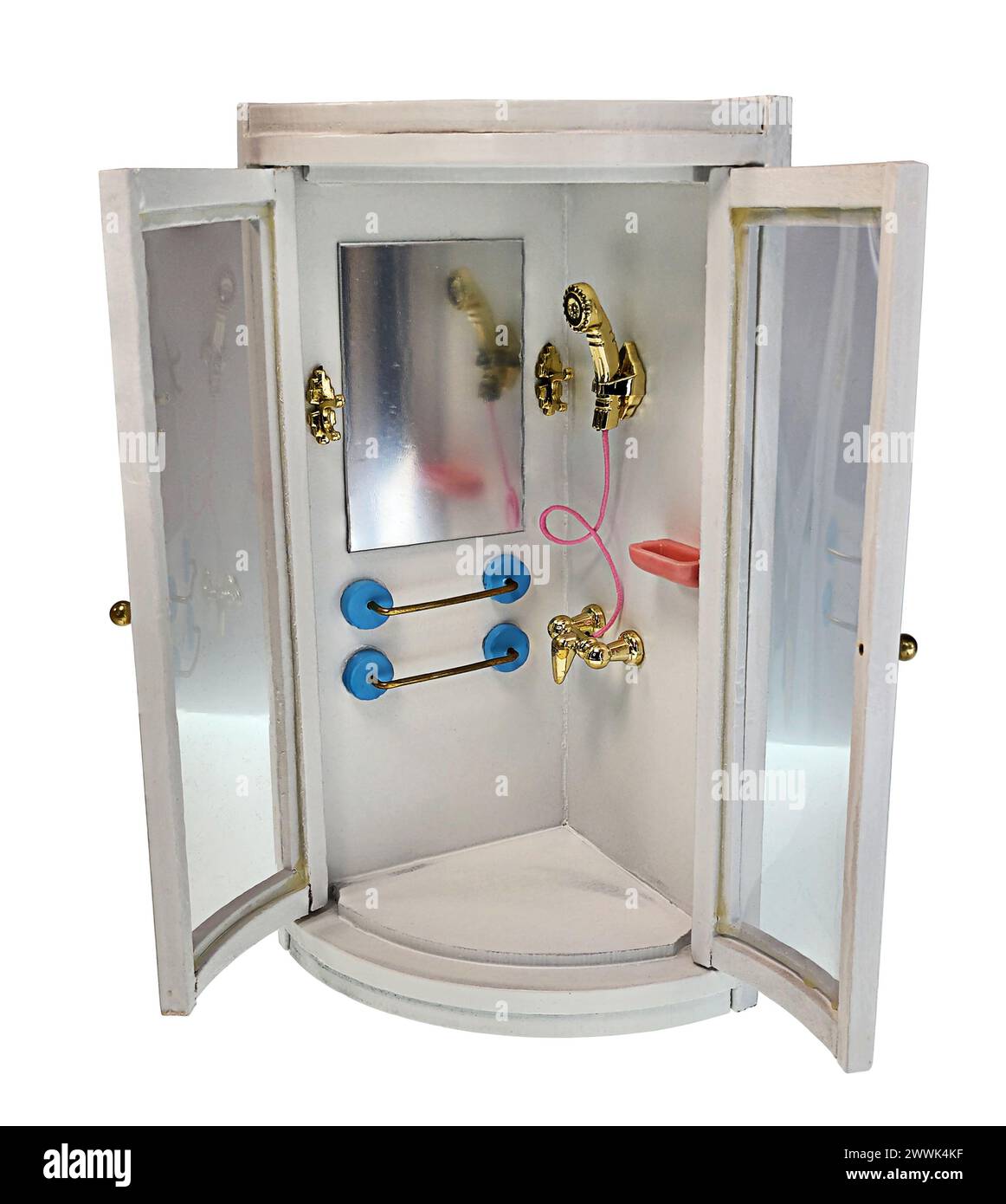 Modern bathroom stall shower Cut Out Stock Images & Pictures - Alamy