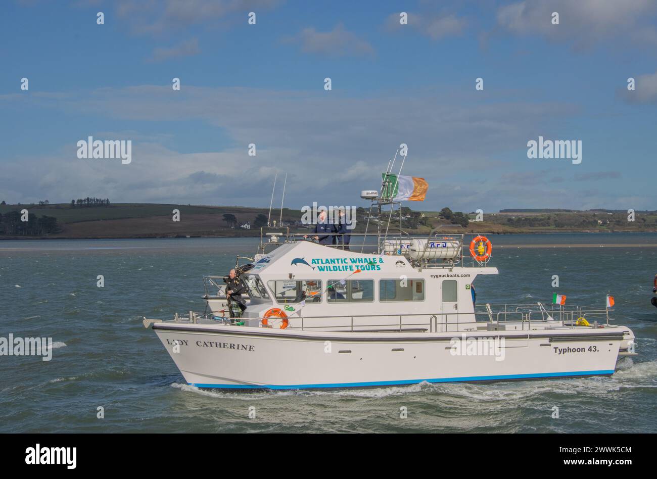 Launch ceremony of Lady Catherine, Atlantic Whalewatch & Wildlife Tours ...