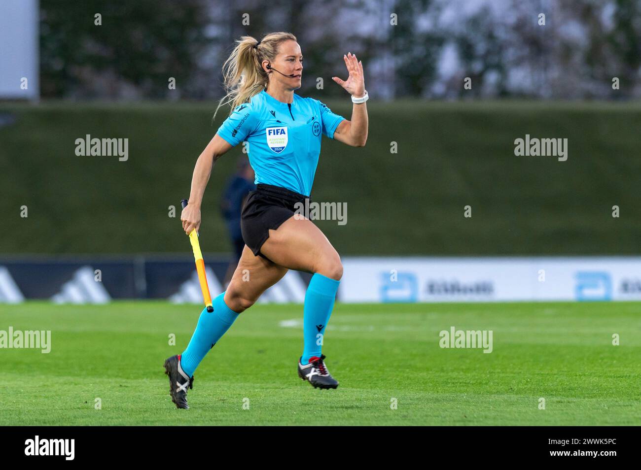 Madrid, Madrid, Spain. 24th Mar, 2024. REFEREE SILVIA FERNANDEZ PEREZ ...