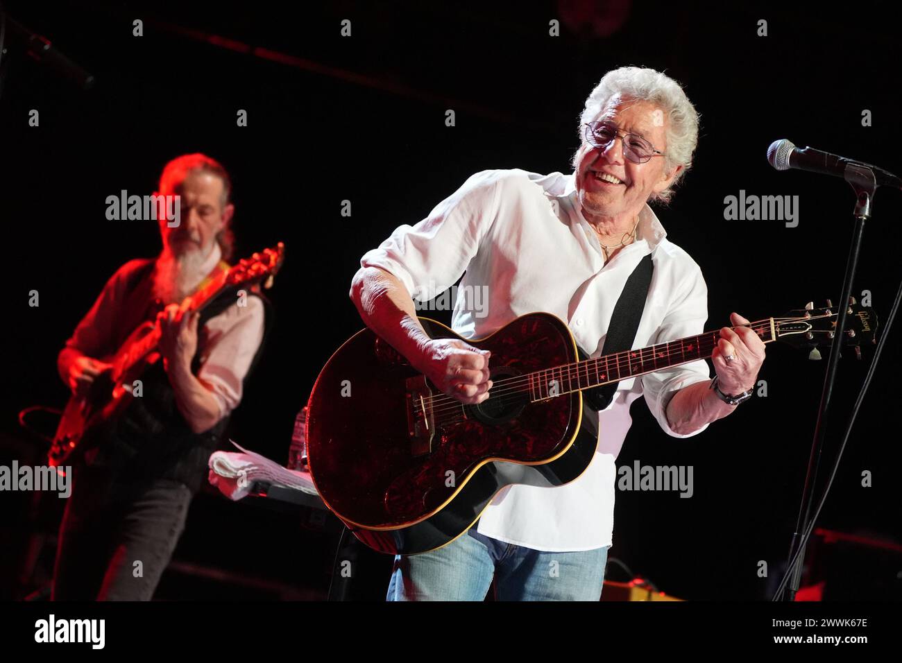 Roger Daltrey, on stage during 'Ovation' a celebration of 24 Years of ...