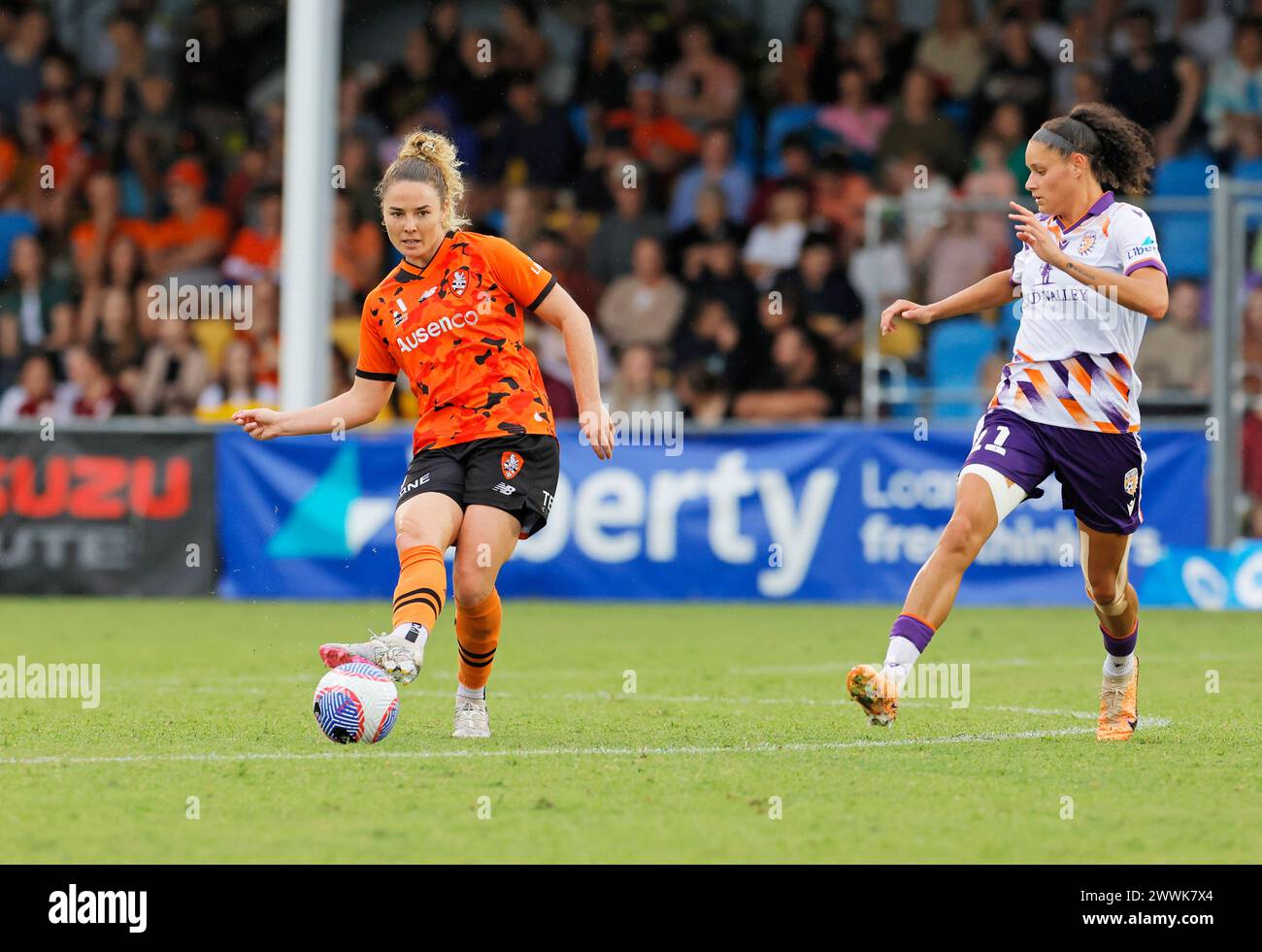 Brisbane, Australia, March 24th 2024: Jenna McCormick (5 Brisbane) in ...
