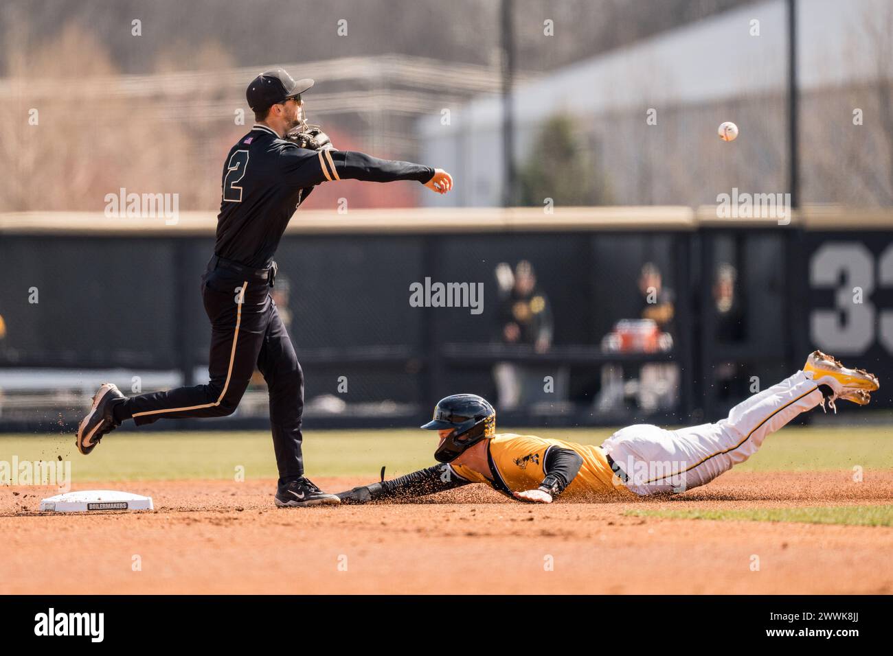 West Lafayette, Indiana, USA. 24th Mar, 2024. Purdue infielder TY GILL ...