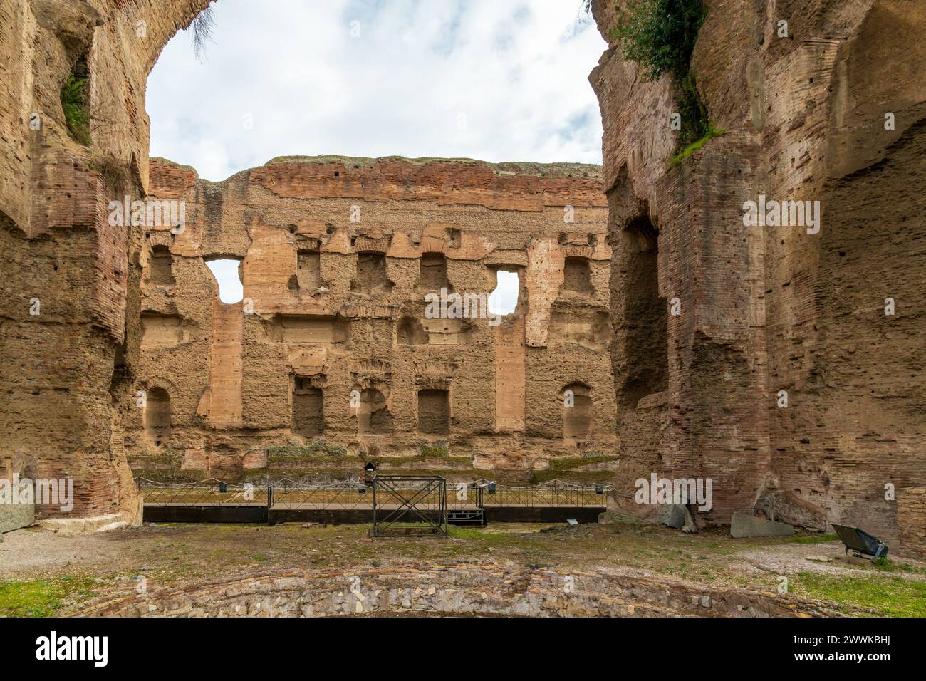 Baths of Caracalla (Terme di Caracalla), ancient ruins of roman public ...