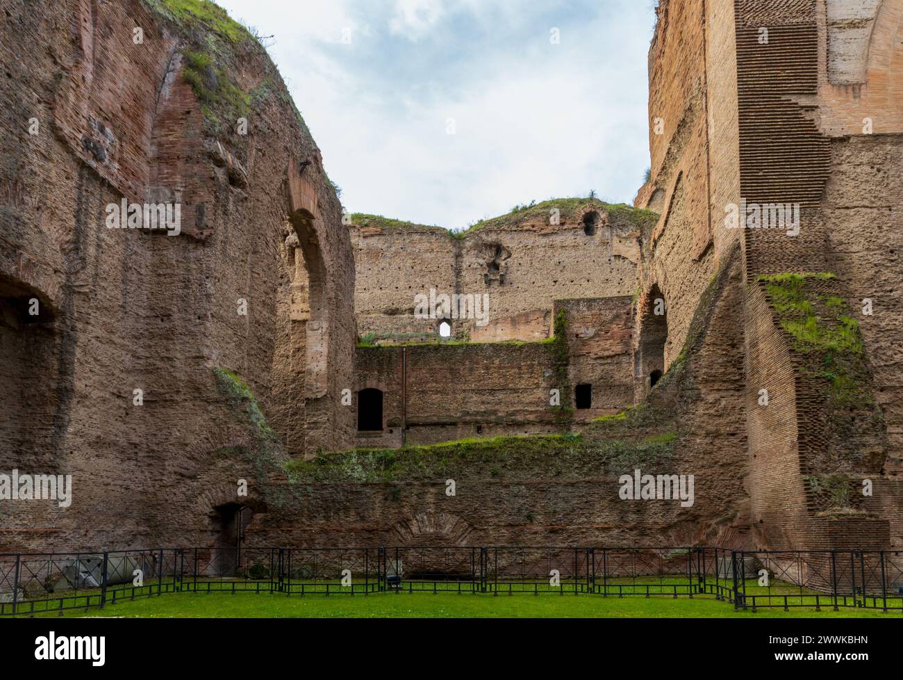 Baths of Caracalla (Terme di Caracalla), ancient ruins of roman public ...