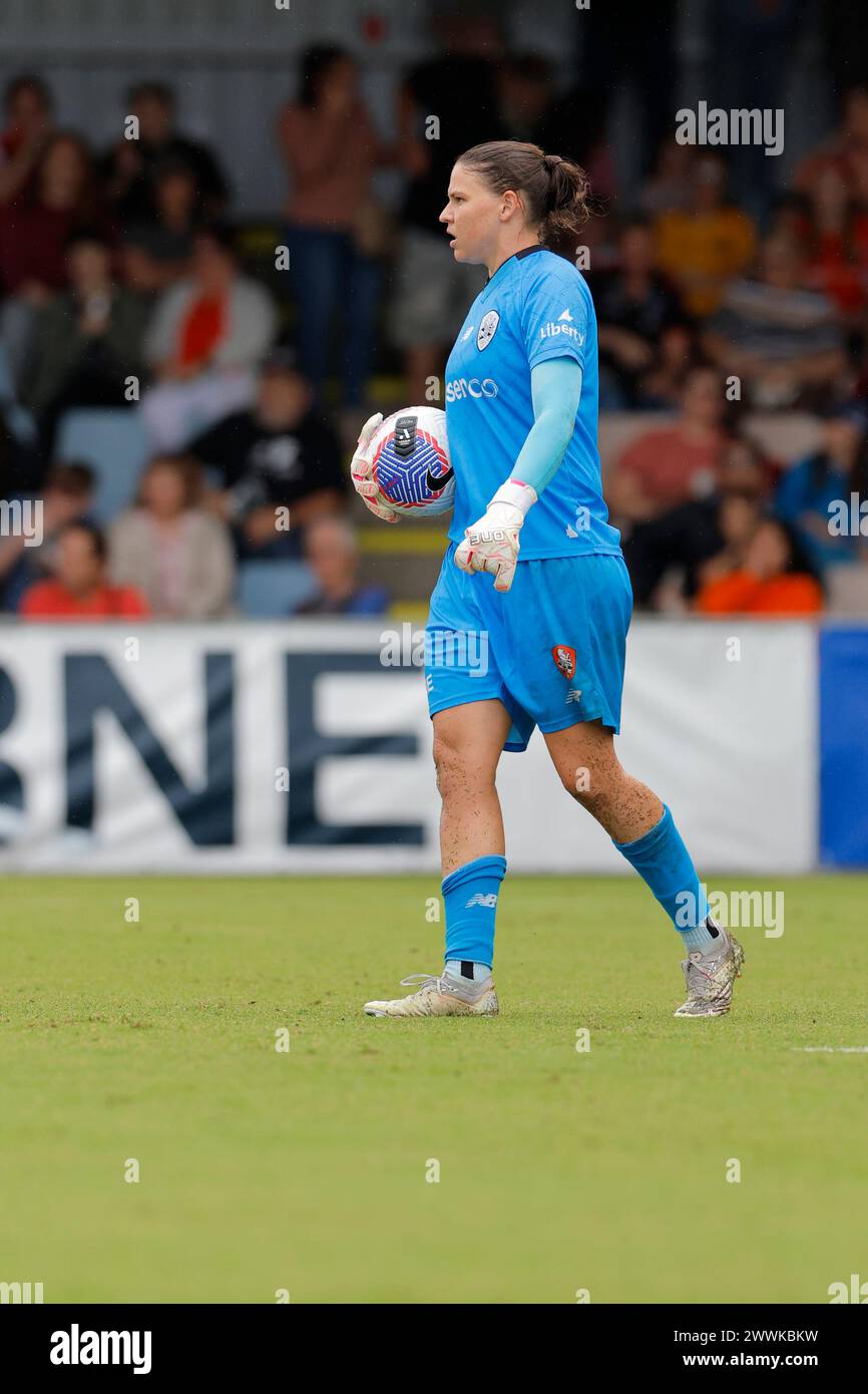Brisbane, Australia, 24th March 2024. Keeley Richards (1 Brisbane) in ...