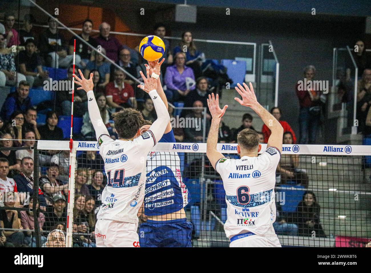 Milan, Italy. 24th Mar, 2024. MONSTER BLOCK YUKI ISHIKAWA AND MARCO ...