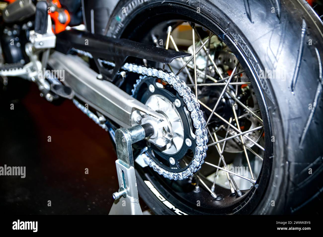 O-Ring 530 All About Motorcycle Drive Chain Stock Photo - Alamy