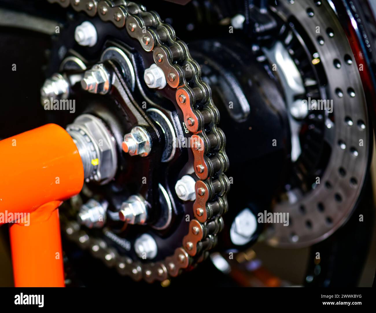 O-Ring 530 All About Motorcycle Drive Chain Stock Photo - Alamy