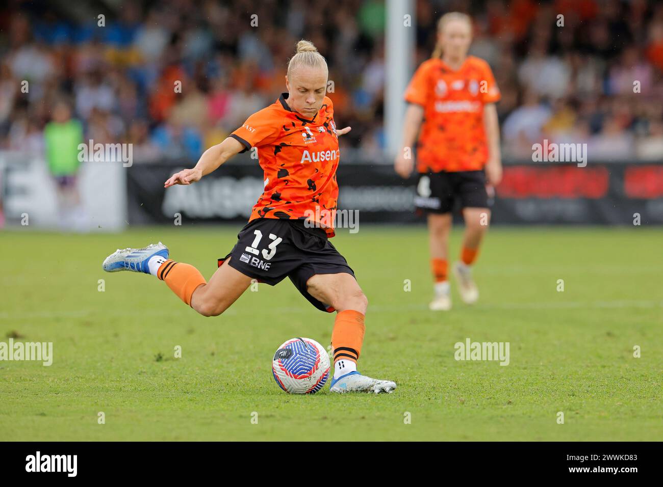 Brisbane, Australia, 24th March 2024. Tameka Yallop (13 Brisbane) in ...