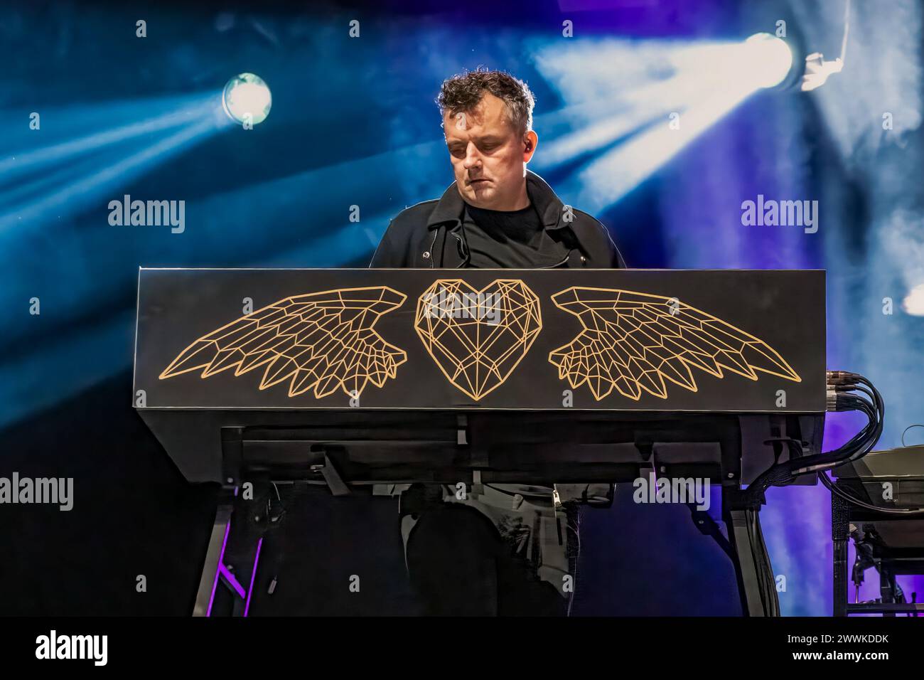 Bernice scott simple minds keyboards hi-res stock photography and ...