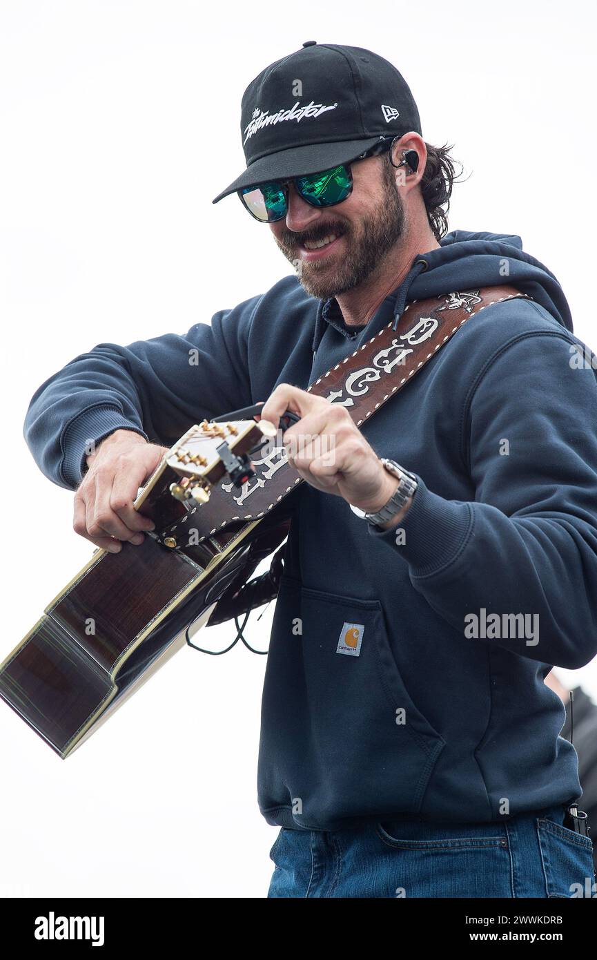 The Americas. 24th Mar, 2024. Riley Green in concert at the EchoPark ...