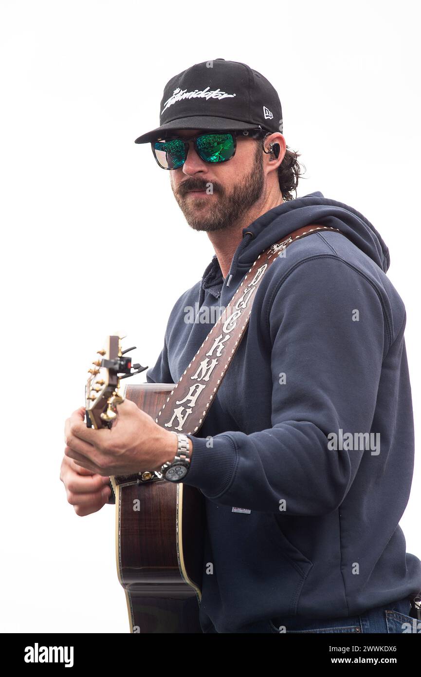 The Americas. 24th Mar, 2024. Riley Green in concert at the EchoPark ...