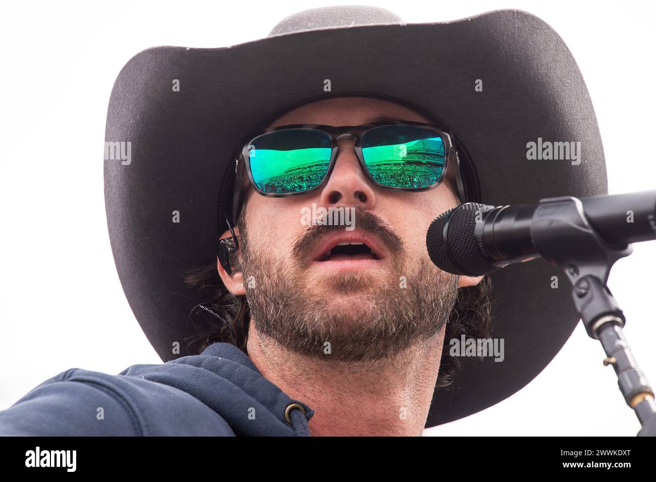 The Americas. 24th Mar, 2024. Riley Green in concert at the EchoPark ...