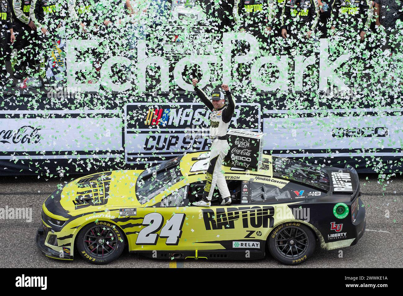 The Americas. 24th Mar, 2024. William Byron (24) with Hendrick ...