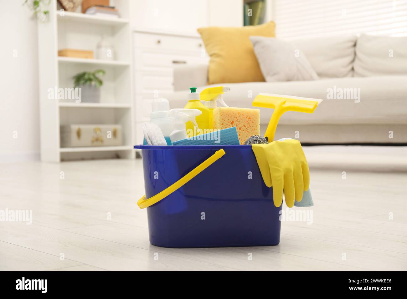 Bucket on floor hi-res stock photography and images - Alamy