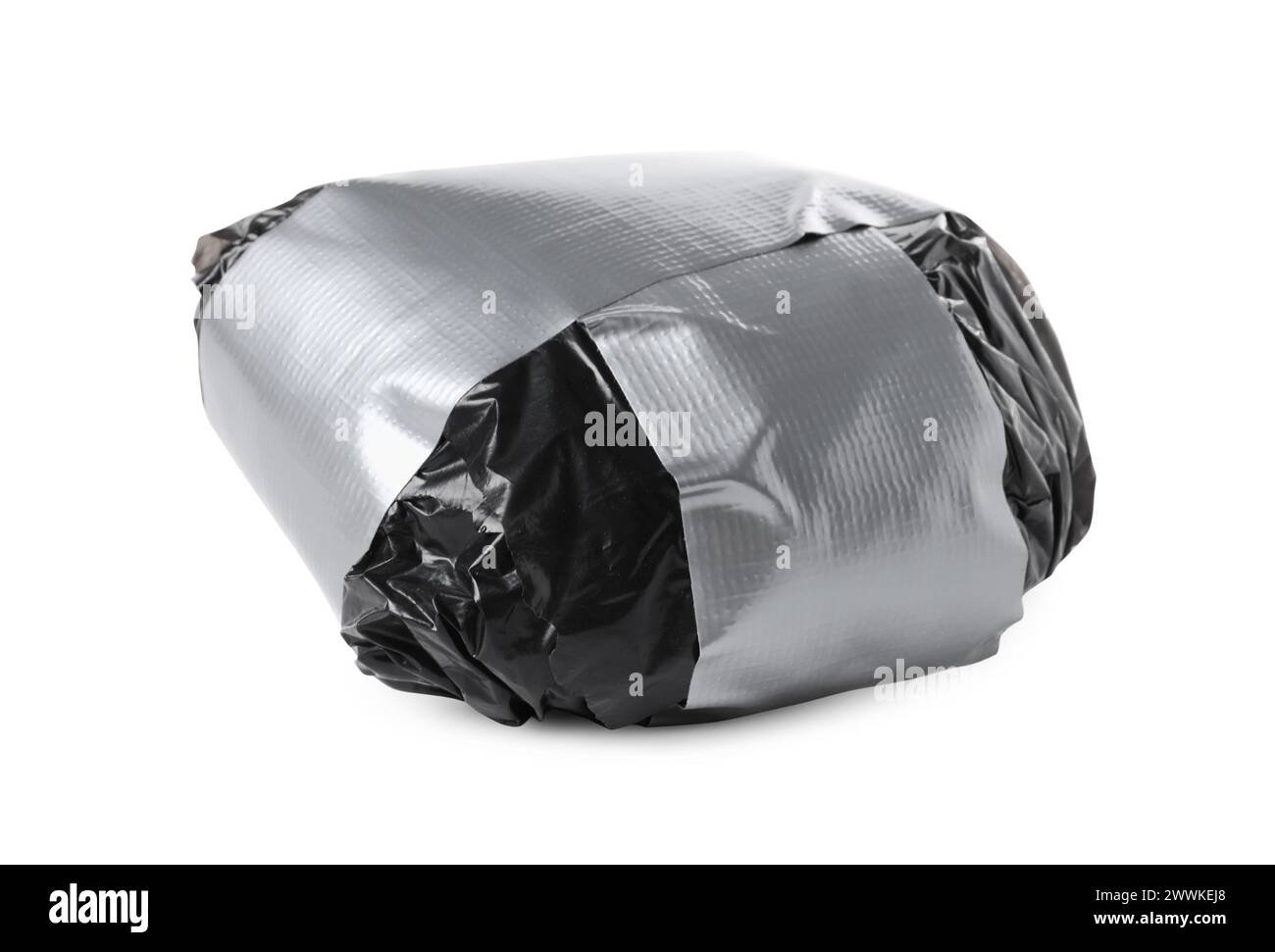 Package with narcotics isolated on white. Drug addiction Stock Photo ...