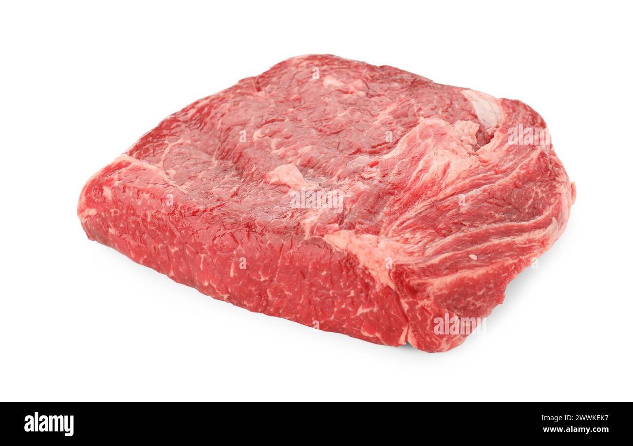 Fresh raw beef cut isolated on white Stock Photo - Alamy