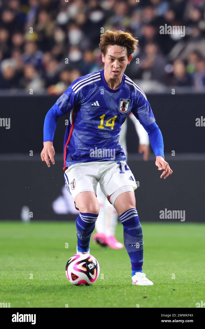 Kyoto, Japan. 22nd Mar, 2024. Asahi Uenaka (JPN) Football/Soccer ...